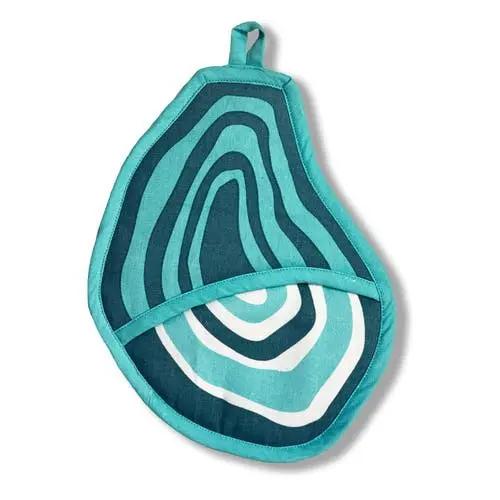 THE NEIGHBORGOODS Oyster & Lemon Pot Holders Set Of 2
