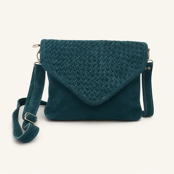 AMASOUK Suede Woven Everyday Bag