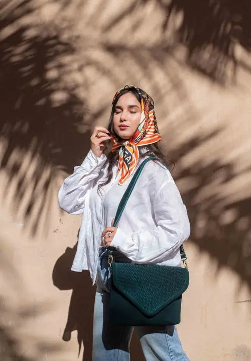 AMASOUK Suede Woven Everyday Bag