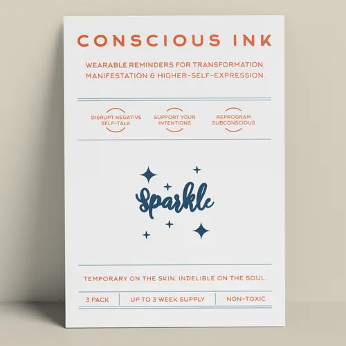 CONSCIOUS INK Sparkle Manifestation Beanie