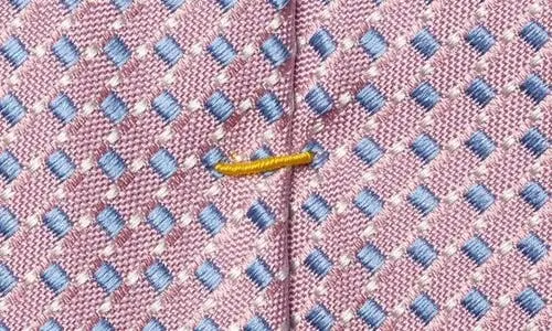Eton Micro Silk Jacquard Neck Tie - Medium Pink