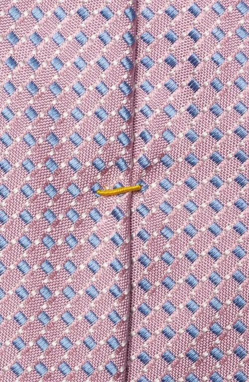 Eton Micro Silk Jacquard Neck Tie - Medium Pink