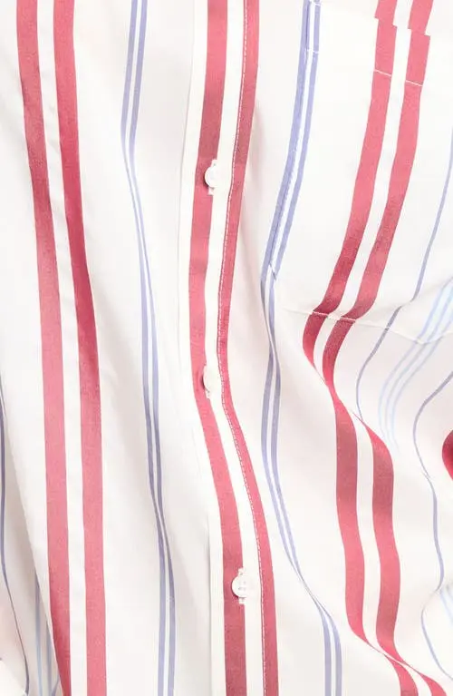 TWP Big Joe Stripe Silk Button-up Shirt