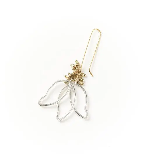 MATR BOOMIE Kairavini Lotus Petal Drop Earrings