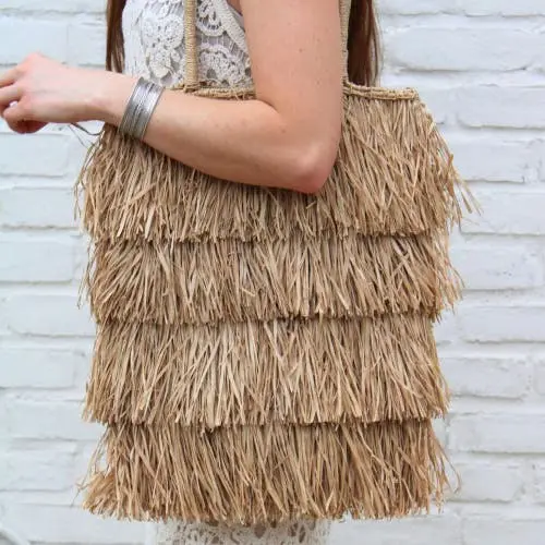 SARAH STEWART The Sasha Raffia Tote