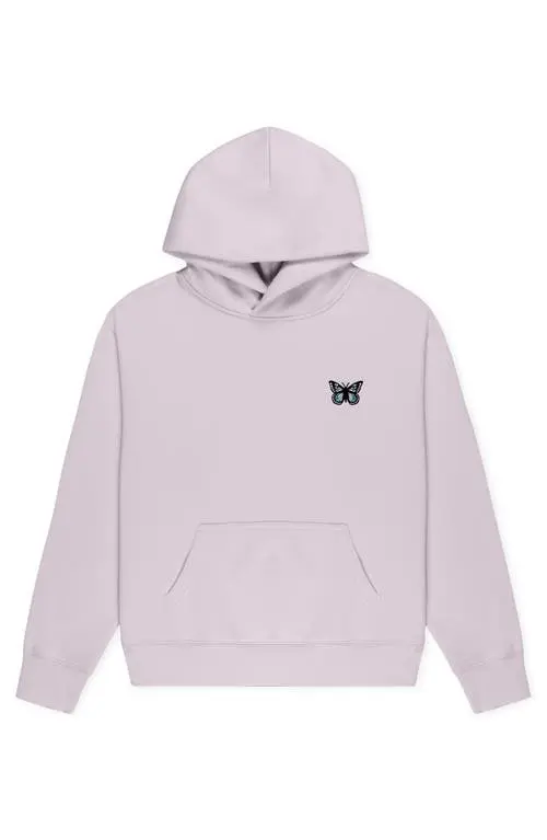 DALIX Fly Relaxed Midweight Fleece Pullover Hoodie - Orchid