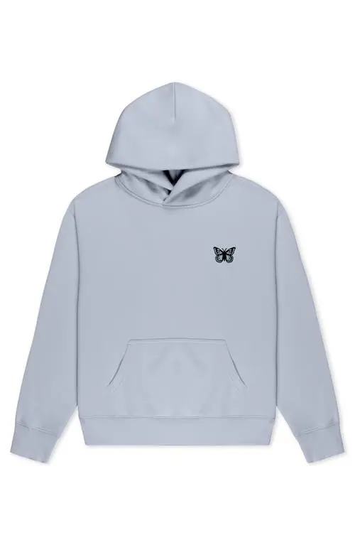 DALIX Fly Relaxed Midweight Fleece Pullover Hoodie - Powder