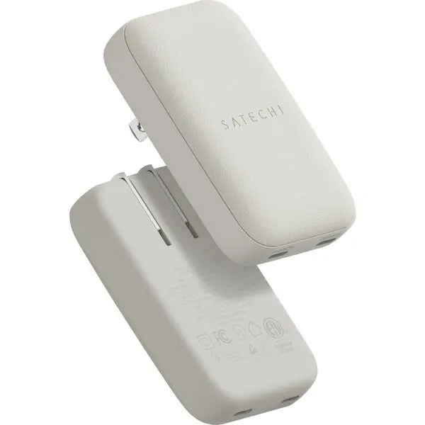 SATECHI Onthego 67w Slim Wall Charger - Sand