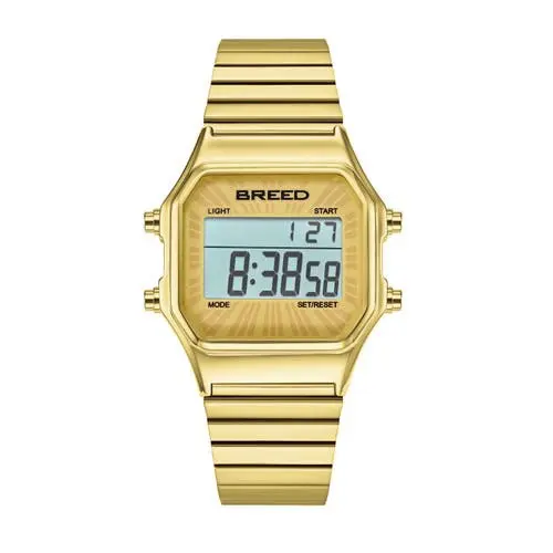 BREED Terra Digital Watch - Gold