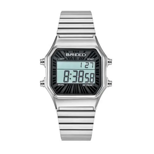 BREED Terra Digital Watch - Silver