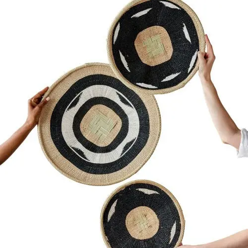 KANJU INTERIORS Nolyia Flat Basketset Of 3