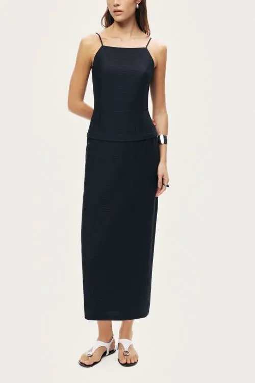 NOCTURNE Spaghetti Strap Maxi Dress
