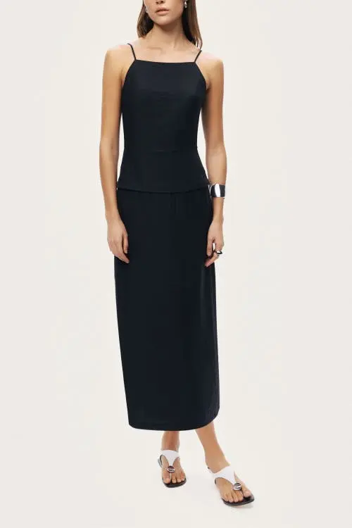 NOCTURNE Spaghetti Strap Maxi Dress