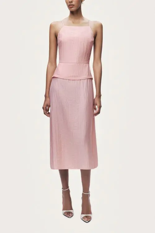 NOCTURNE Spaghetti Strap Maxi Dress - Pink