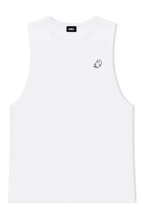 DALIX Ghost Lightweight Jersey Tank - White