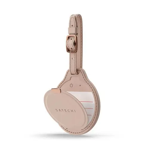 SATECHI Vegan Leather Findall Luggage Tag - Desert Rose