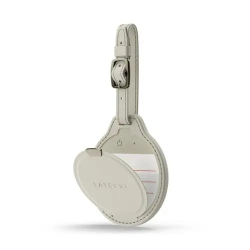 SATECHI Vegan Leather Findall Luggage Tag - Sand