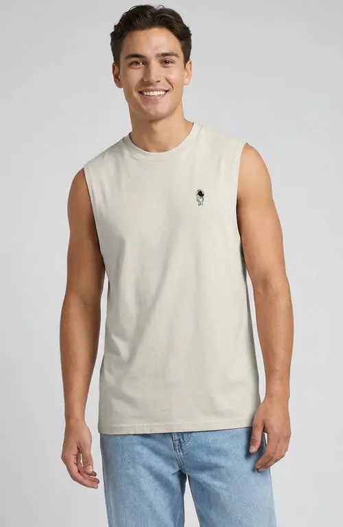 DALIX Astronaut Midweight Jersey Tank - Ecru