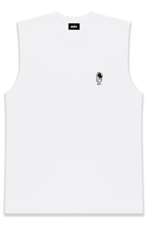 DALIX Astronaut Midweight Jersey Tank - White