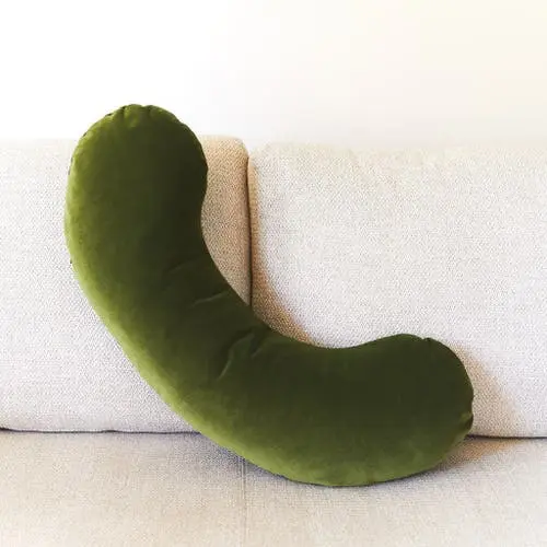 PAZAR STUDIO The Curve In Velvet - Moss