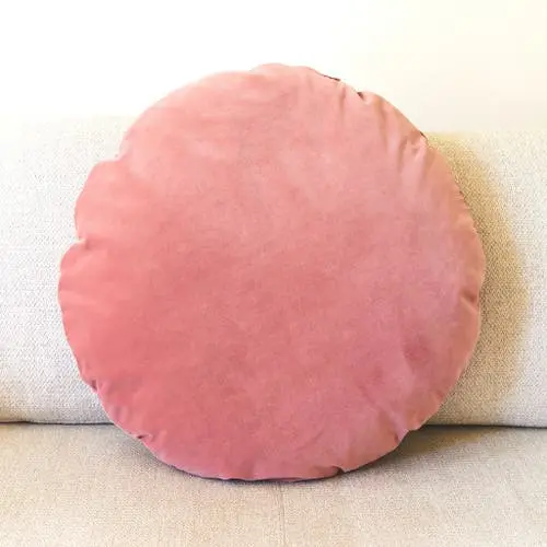 PAZAR STUDIO The Large Circle In Velvet - Pink