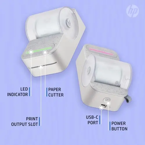 HP Sprocket Panorama Photo Starter Bundle - Grey