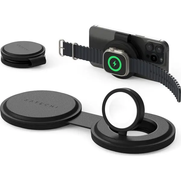 SATECHI Onthego 2 In 1 Charger - Black