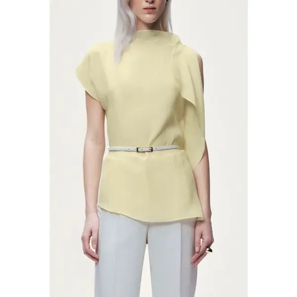 NOCTURNE Sleeveless Woven Blouse In Tencel