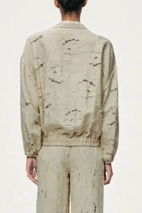 NOCTURNE Jacquard Bomber Jacket