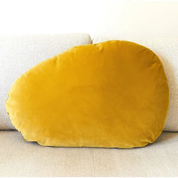 PAZAR STUDIO The Large Wobble In Velvet - Mustard