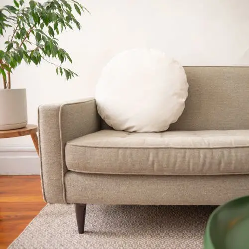 PAZAR STUDIO The Large Circle In Canvas - Cream