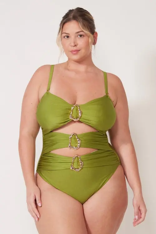 VILLA FRESCA Sadie One-piece Swimsuit - Kiwi