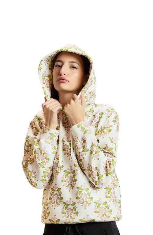Cynthia Rowley Printed Hoodie