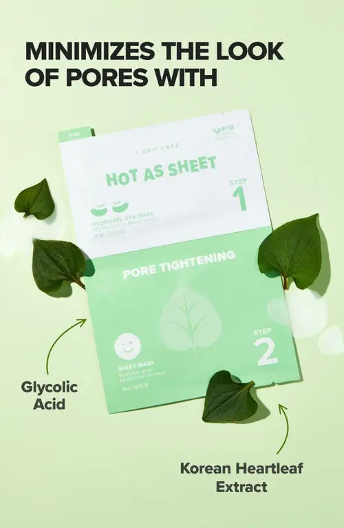 I DEW CARE Hot As Sheet Pore Tightening Eye & Sheet Mask Set