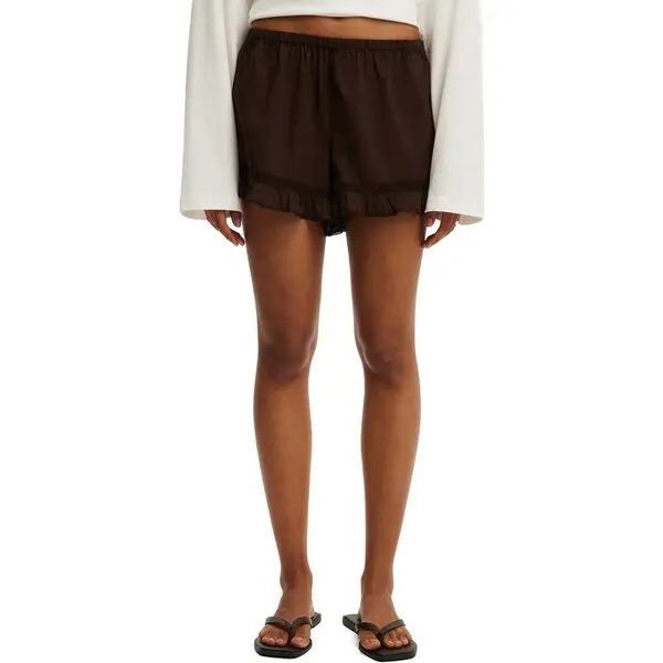 COTTON ON Eliza Short - Dark Oak