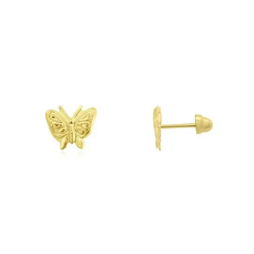 THE LOVERY FINE JEWELRY Butterfly Stud Earrings - Gold