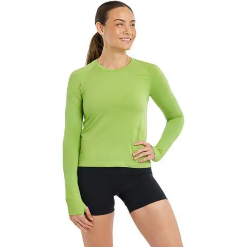 OISELLE Float Long-sleeve Performance Shirt - Limelight