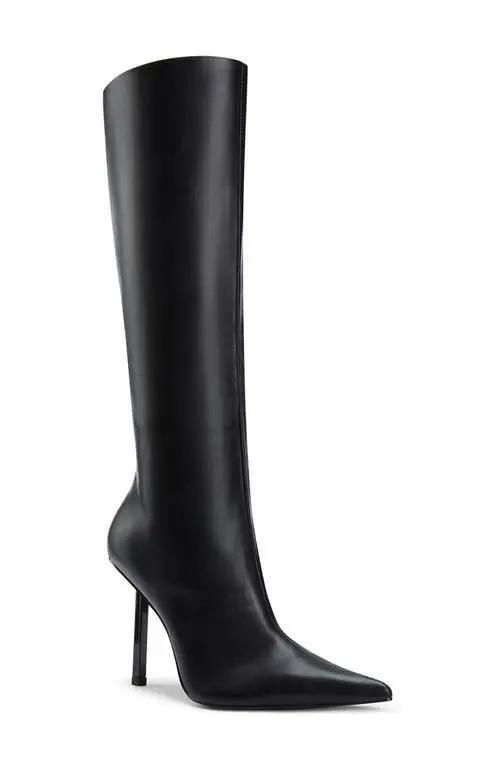 Femme La Vienna Pointed Toe Knee High Boot