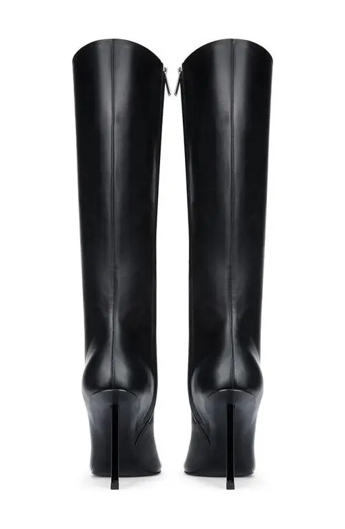 Femme La Vienna Pointed Toe Knee High Boot