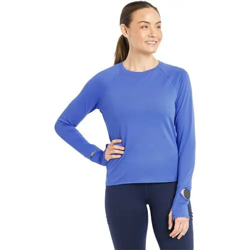 OISELLE Flyout Long-sleeve Shirt - Blue Rapids