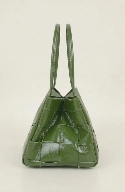MODENAIRE Woven Leather Mini Bag