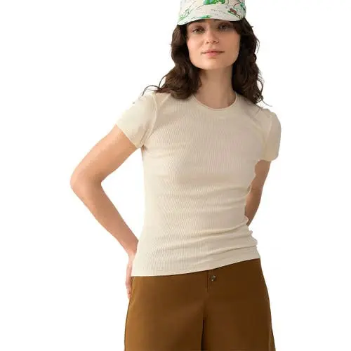 HIKERKIND Ribbed Merino Performance T-shirt - Betula