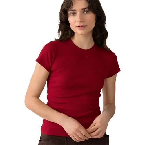 HIKERKIND Ribbed Merino Performance T-shirt - Rowan