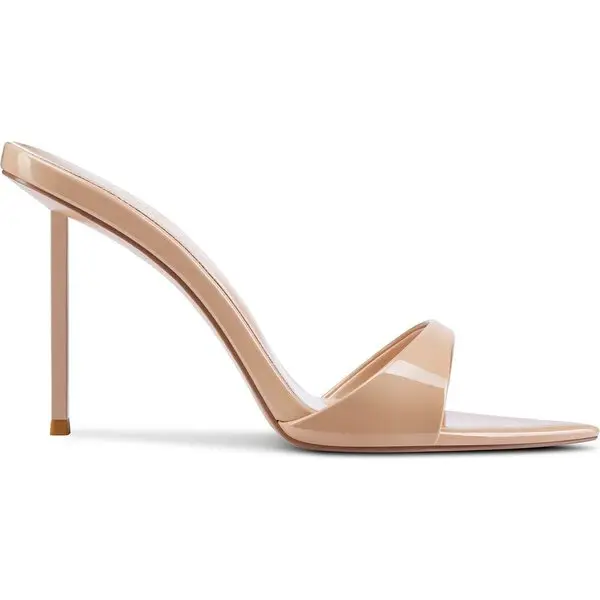 Femme La Whiskey 100 Stiletto Mule - Nude