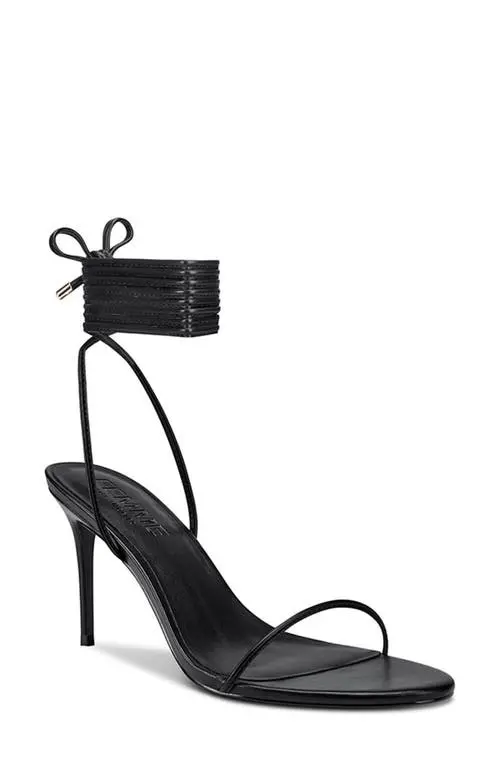 Femme La Barely There Ankle Wrap Stiletto Sandals