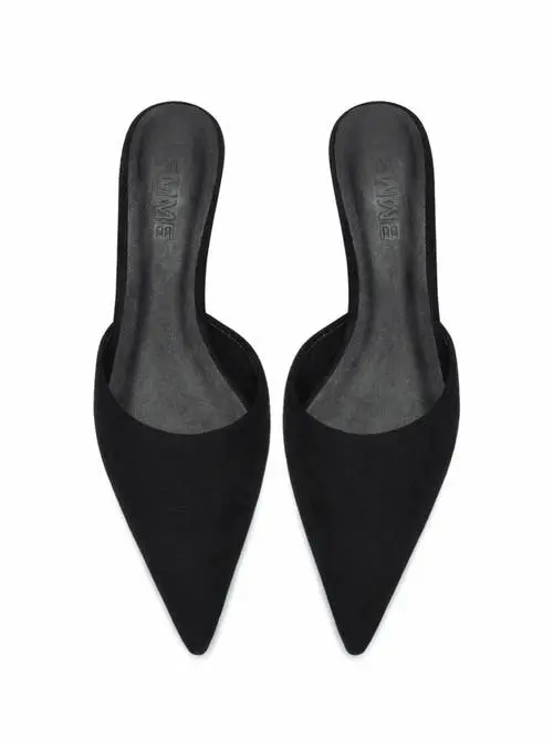 FEMME St. Honore Mule - Black