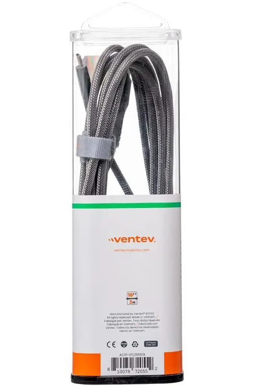 VENTEV Alloy Usb-a To Usb-c High Speed Ultradurable 10 Foot Cable