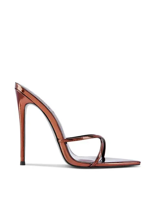 Femme La Femme Donatella Mule Stiletto Heel - Coco
