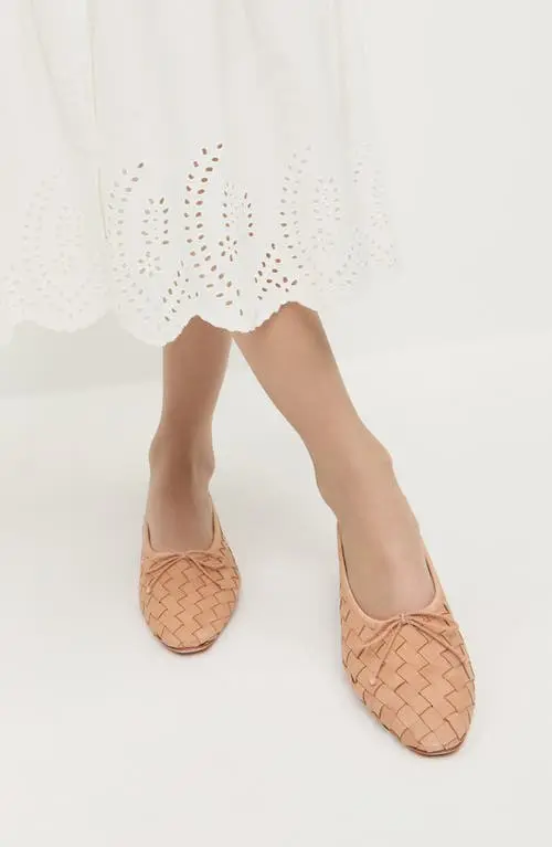 LOEFFLER RANDALL Landry Woven Ballet Flat