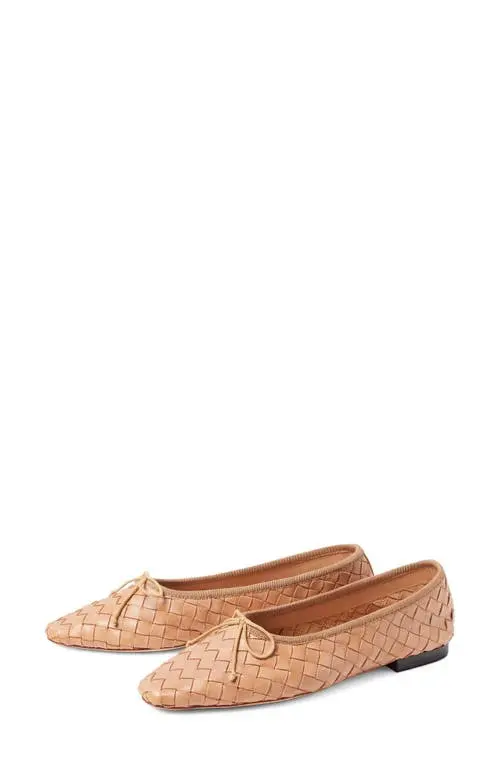 LOEFFLER RANDALL Landry Woven Ballet Flat